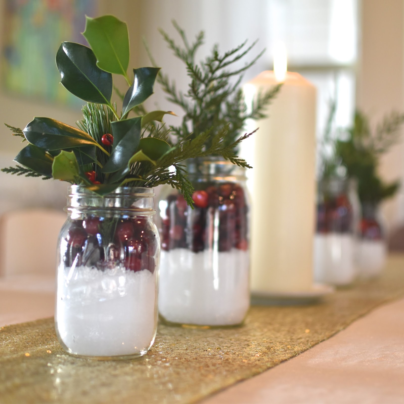Hello Baby Brown: A ((super easy)) Christmas Centerpiece