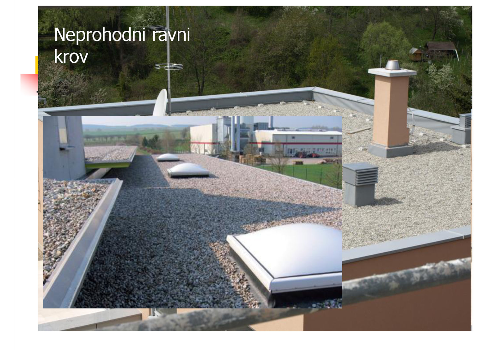 GTŠ - ARHITEKTONSKE KONSTRUKCIJE: RAVNI KROVOVI - PREDAVANJE