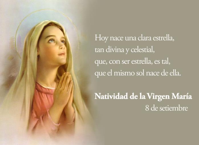 El blog de REcoleLIcasa: El cumpleaños de la Virgen María