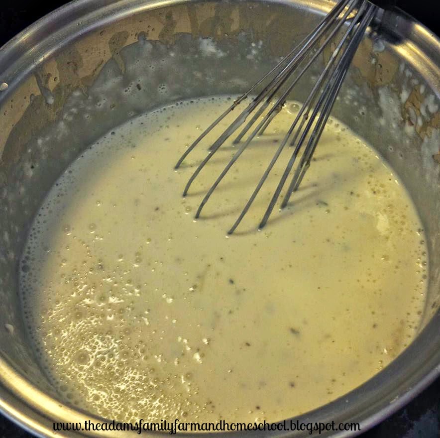 Adams Family Farm and Homeschool: Stuffed Chicken Bacon Ranch Shells