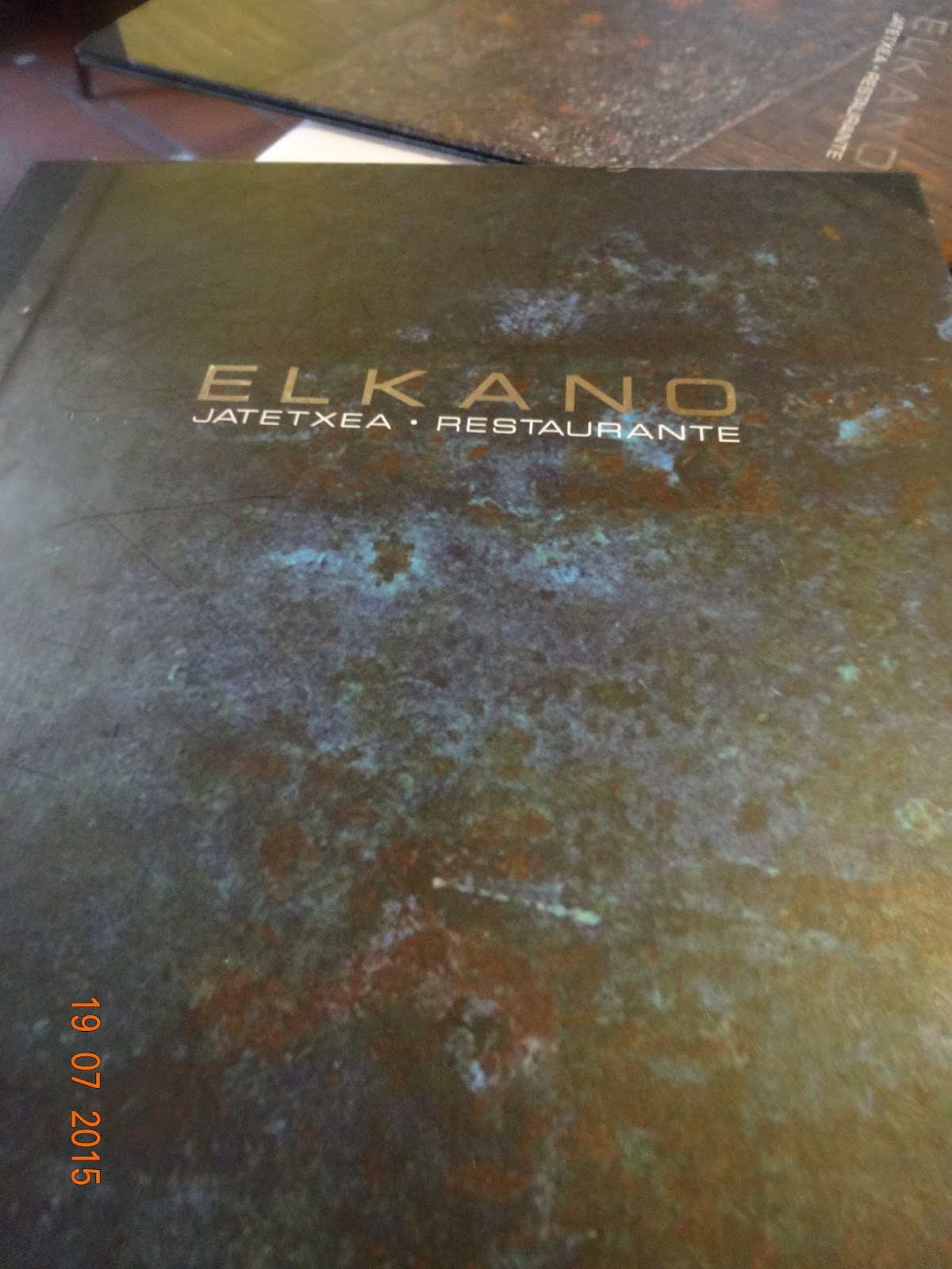 COCINAR ES UN SENTIMIENTO: RESTAURANTE ELKANO