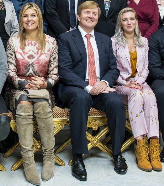 King Willem-Alexander and Queen Maxima held a lunch at Noordeinde Palace