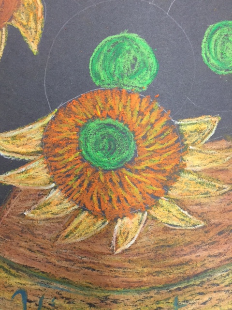 Art with Ms. Thomas: Van Gogh's Sunflowers Instructions