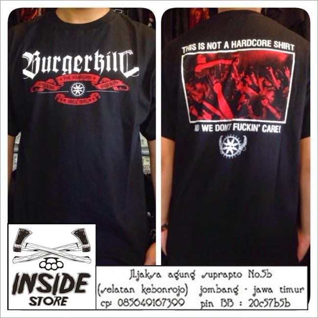 INSIDE STORE JOMBANG : CHRONIC ROCK MERCH (official BURGERKILL merch)