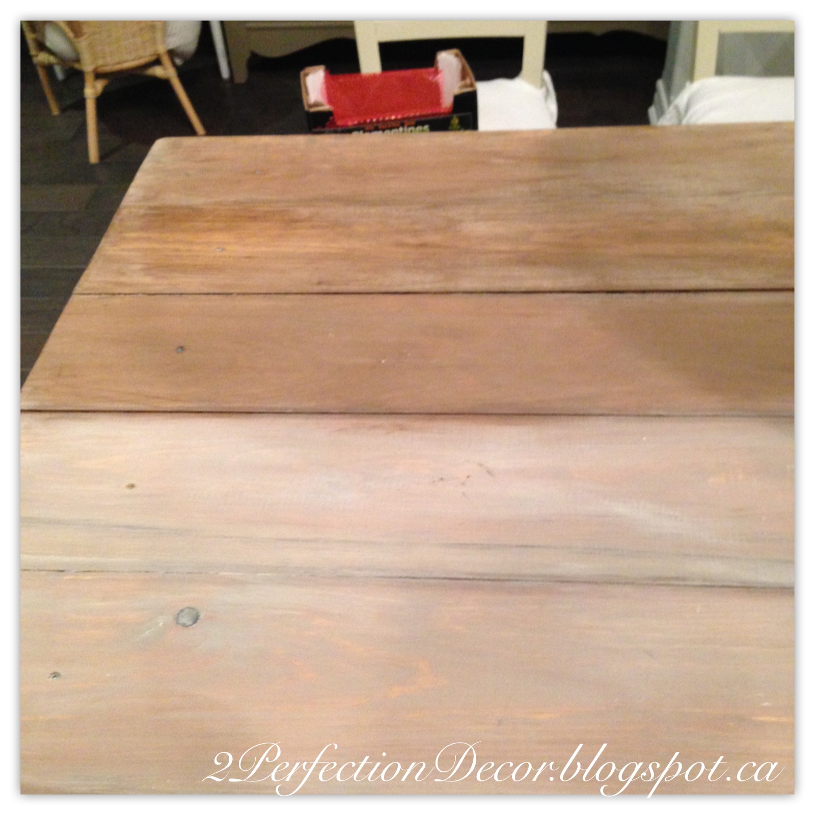 2Perfection Decor: How to create a rustic aged wood look