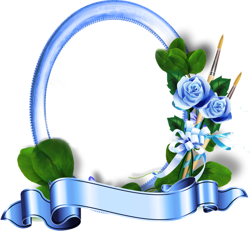 ForgetMeNot: blue roses frames