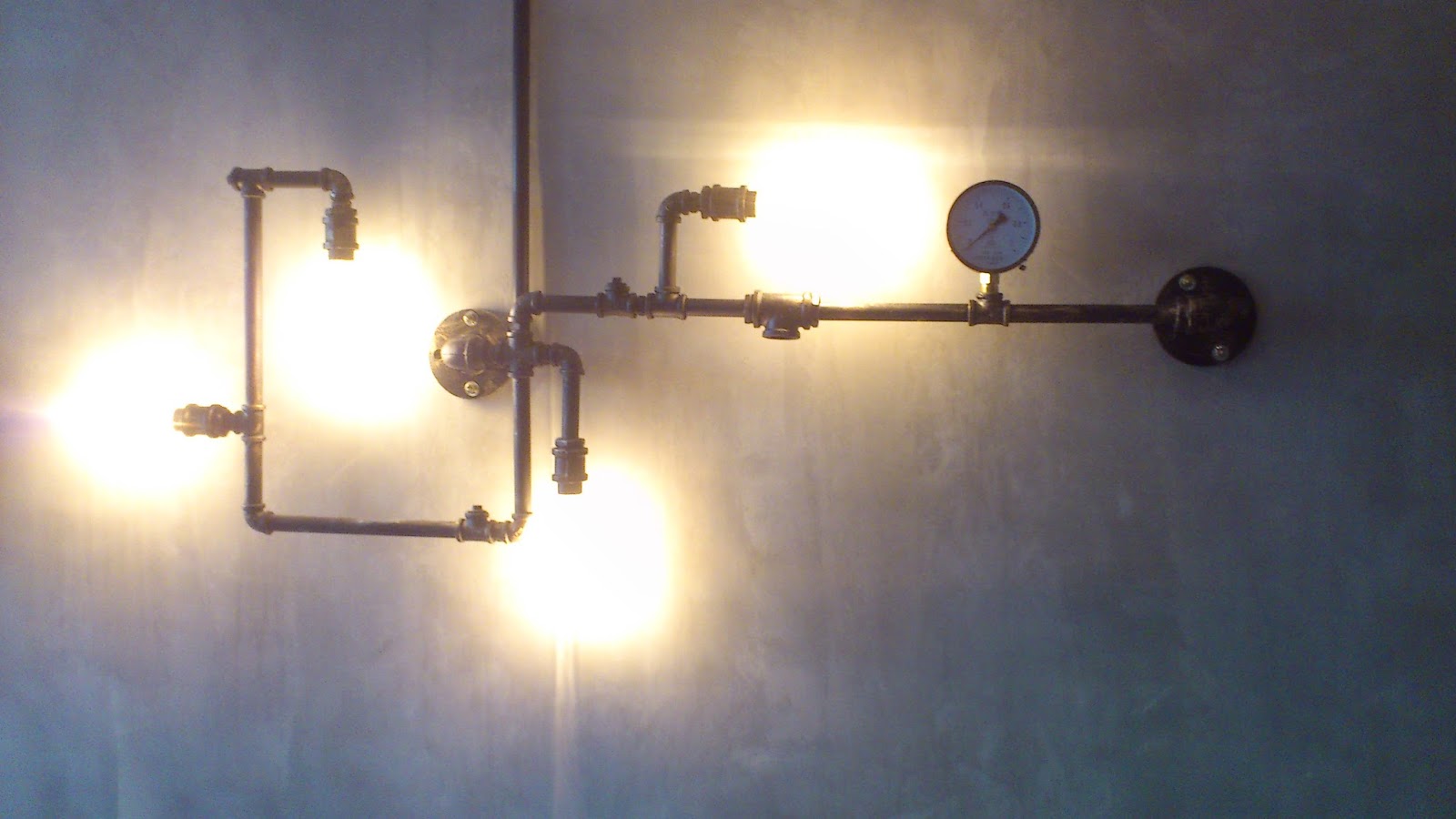 My Knick Knack Decors: Steampunk Gas Pipe Light