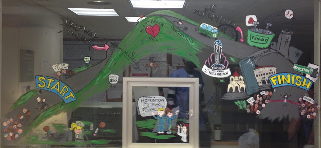 mandeeblogs: 2013 Boston Marathon window painting