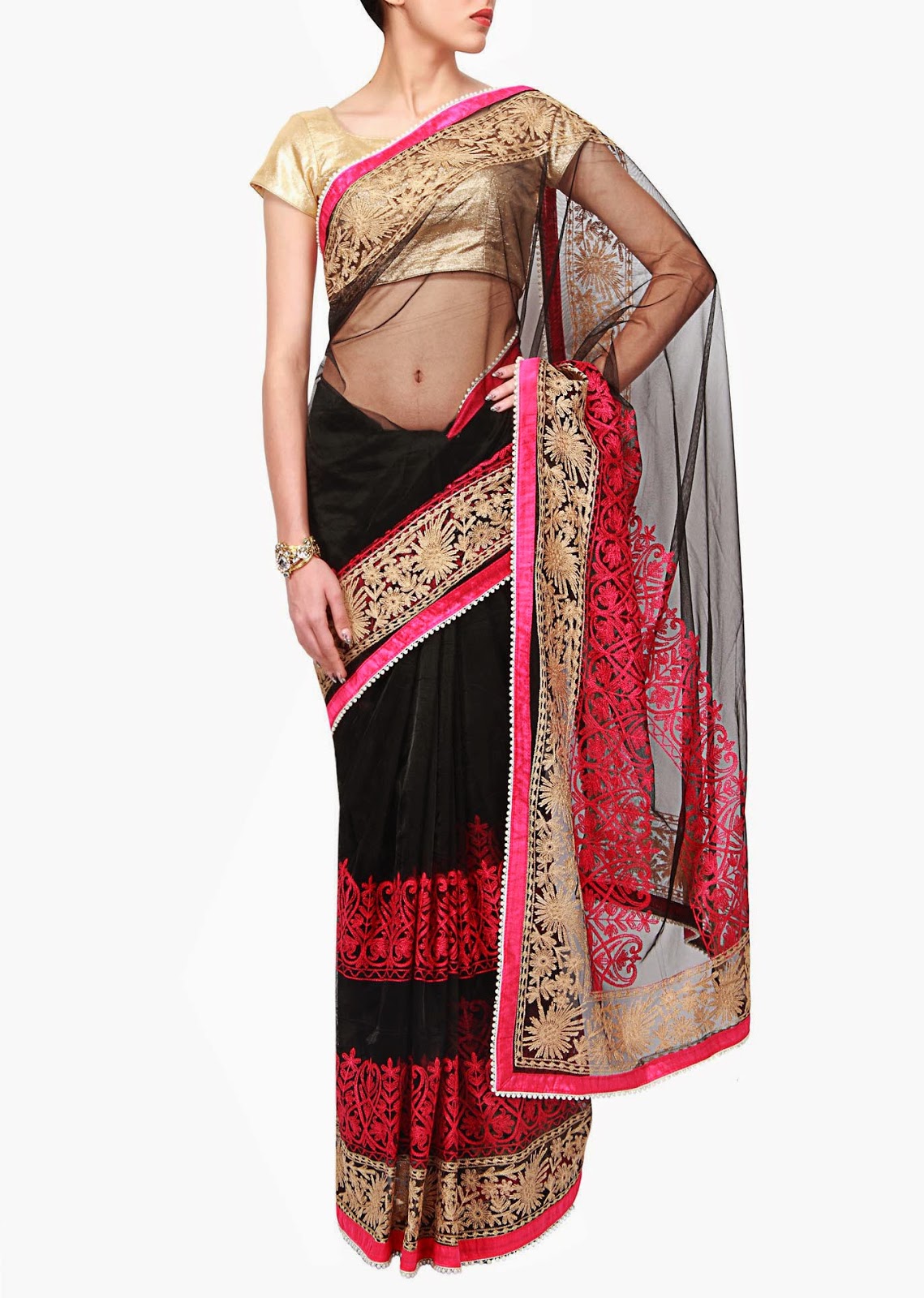 هوليوود فور عرب New Fashion Kalki Sarees 2014