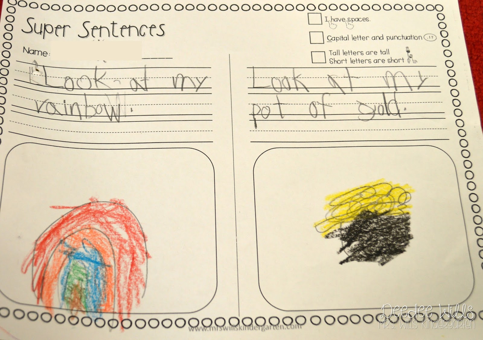 Sentence Writing Made Simple (AND FUN)! - Mrs. Wills Kindergarten