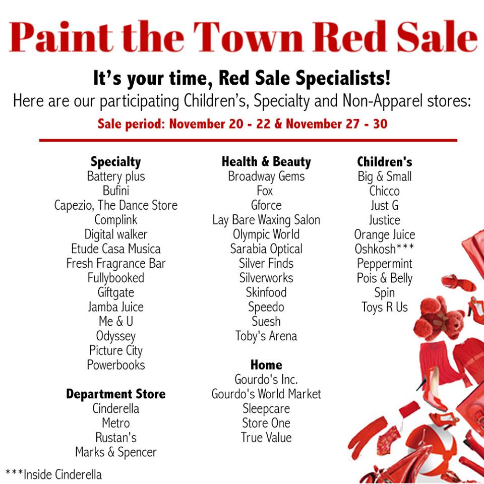 Manila Shopper: Alabang Town Center Double Weekend SALE Paint The Town ...