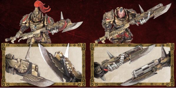 Legio Custodes Shield Captain + Adrasite and Pyrithite Spears - Faeit 212