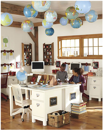 Study Spaces for Young Boys ~ Room Design Ideas
