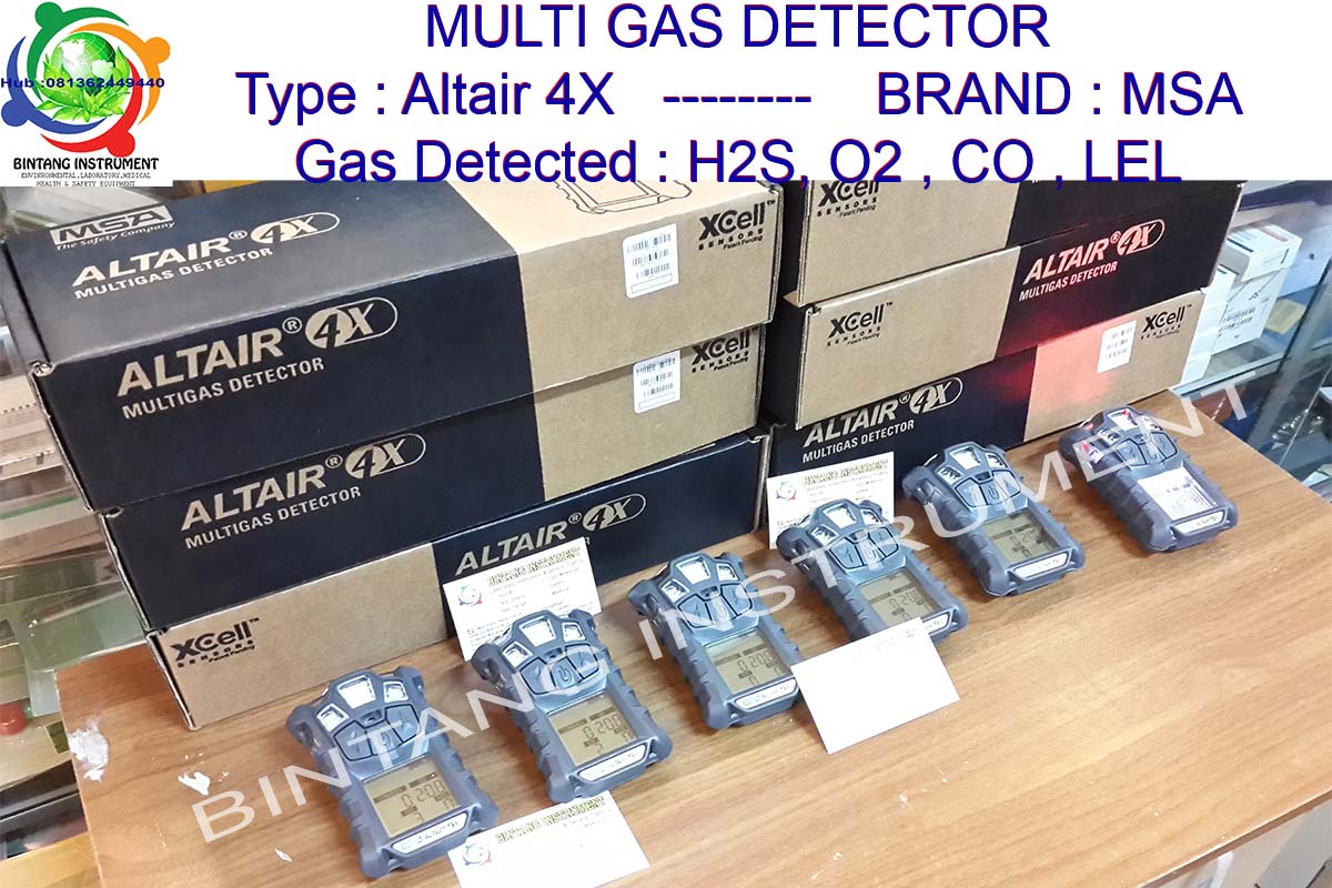 .: JUAL GAS DETEKTOR MSA ALTAIR 4XR, MULTI GAS DETECTOR LEL, CO, H2S ...