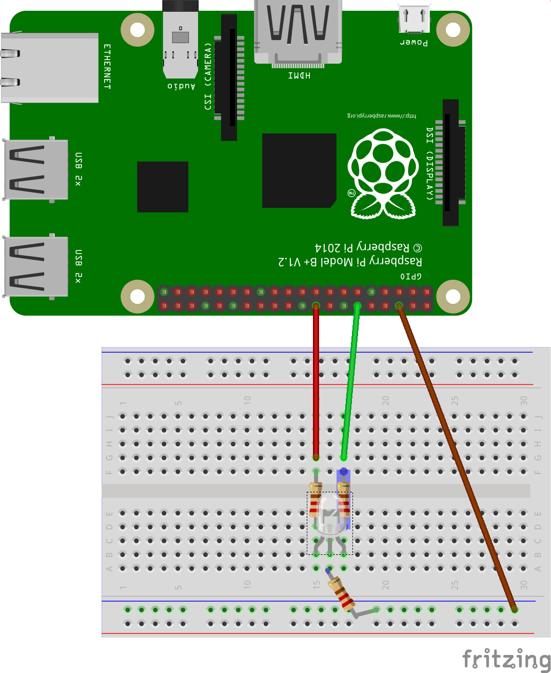 LED bicolor Red Green