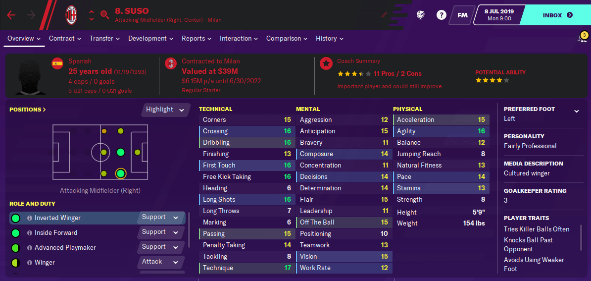 FM20 Team Guide & Tactic - AC Milan | FM Blog | FM24