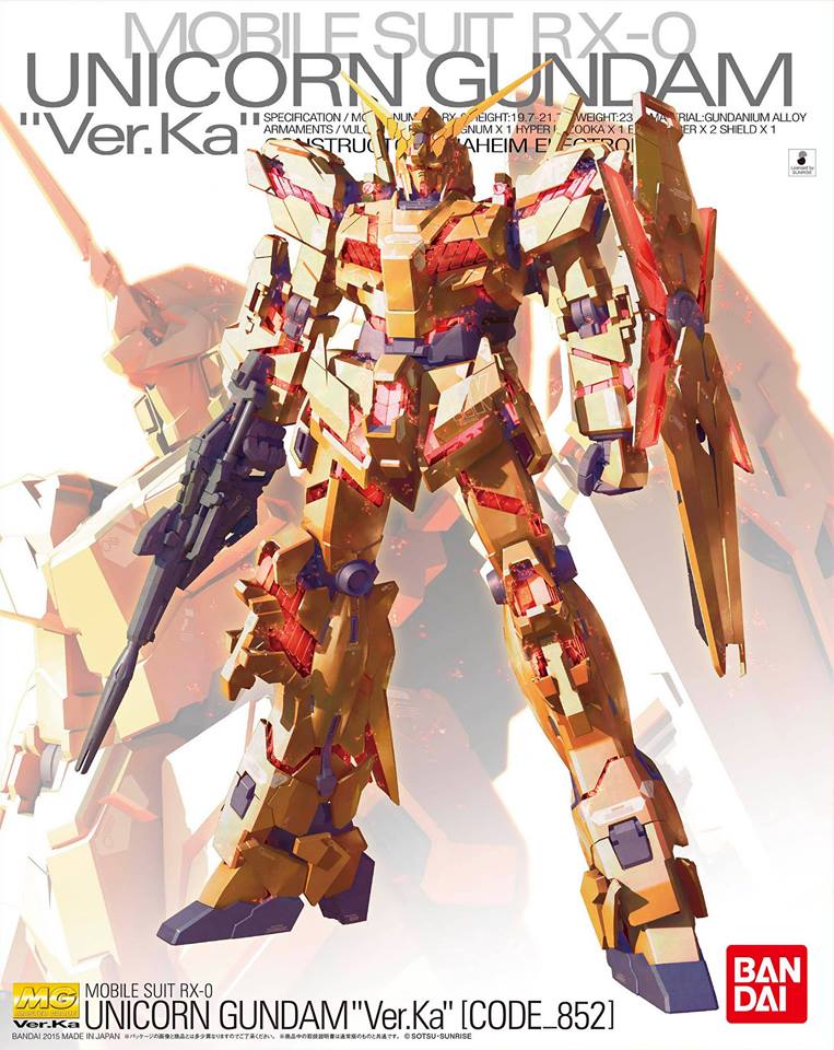 Master Grade Ver. Ka Collection List