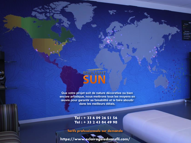 éclairage LED sans fil - panneau conducteur d'électricité - conçu ...