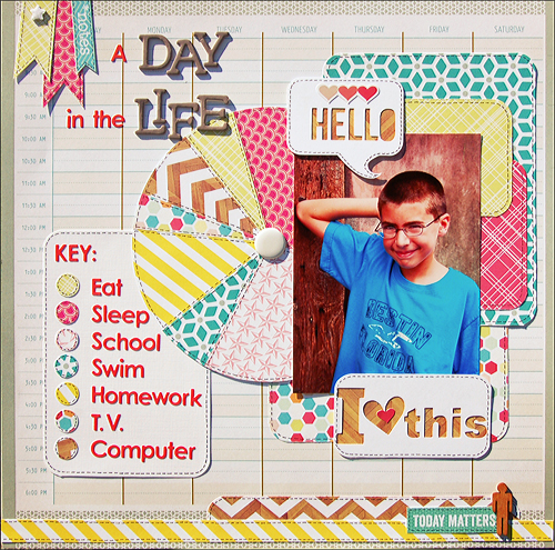 Paper Gumbo: A Day In The Life Pie Chart