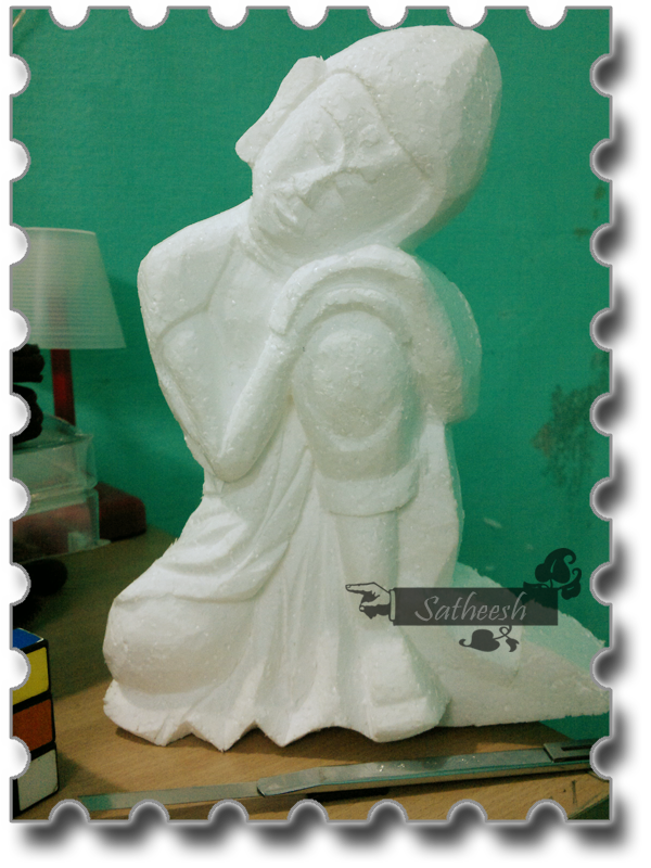 Buddha Thermocol Model