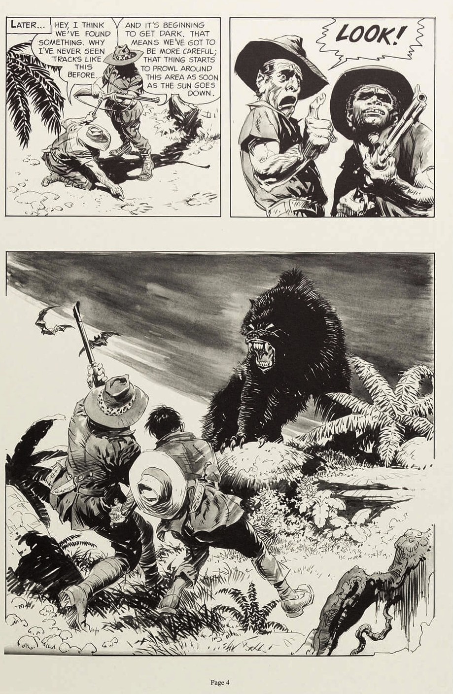 Cap'n's Comics: Werewolf! by Frank Frazetta