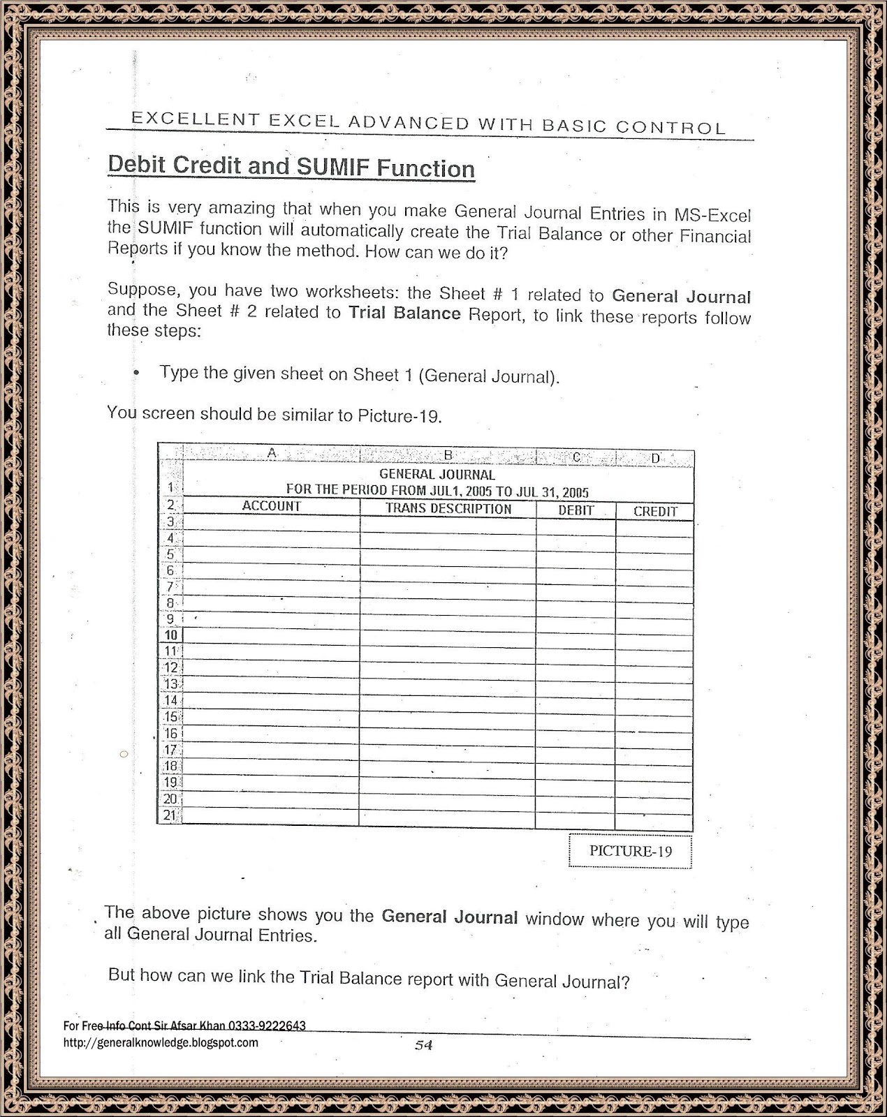 ADVANCE EXCEL FORMULAS: ADVANCE EXCEL SHEET WITH EXAMPLE