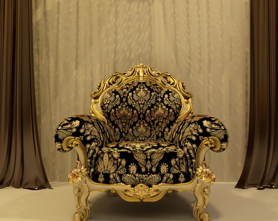 “Simplicity is the keynote of all true elegance.” : Royal Sofa Set