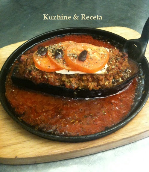 Kuzhine - Receta: Tave me patllixhan dhe mish vici te grire