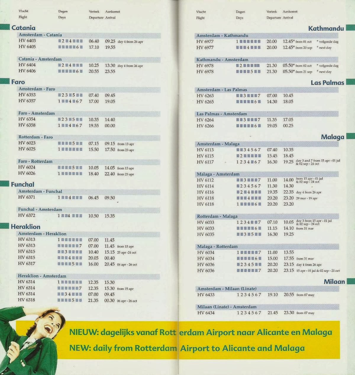 Airline memorabilia: Transavia / Basiq Air (2001)