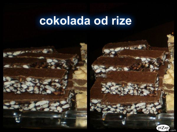 Slatkisi-SWEET HOUSE: Cokolada od rize