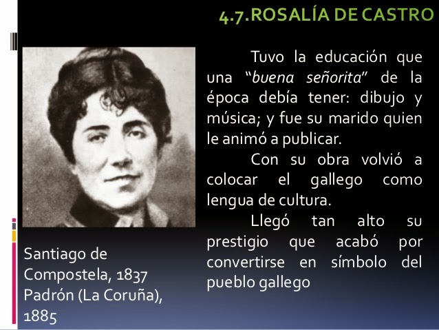 El Reino de los Libros: 178 años del nacimiento de Rosalía de Castro