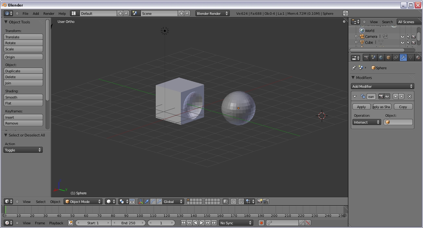 Ozlog: Blender:2.56βの図形間の演算