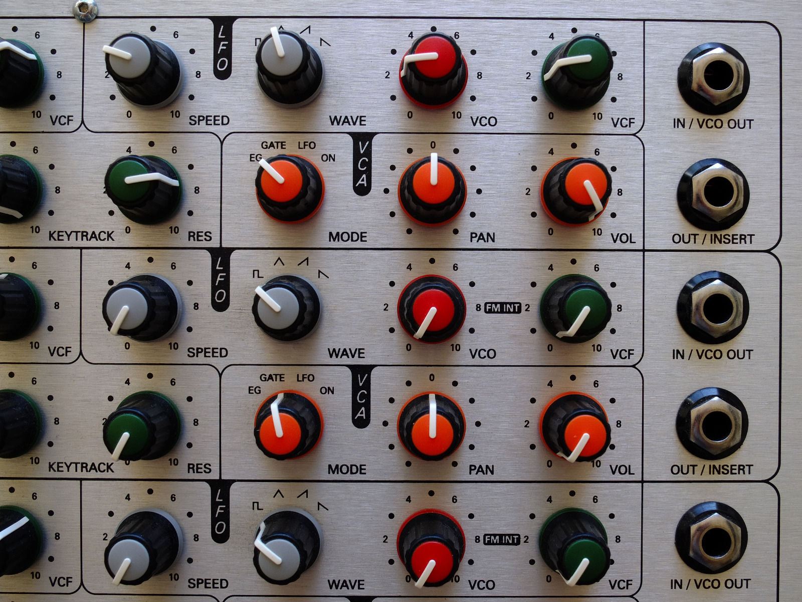 MATRIXSYNTH: Vermona Perfourmer MKI - Quad Analog Synthesizer