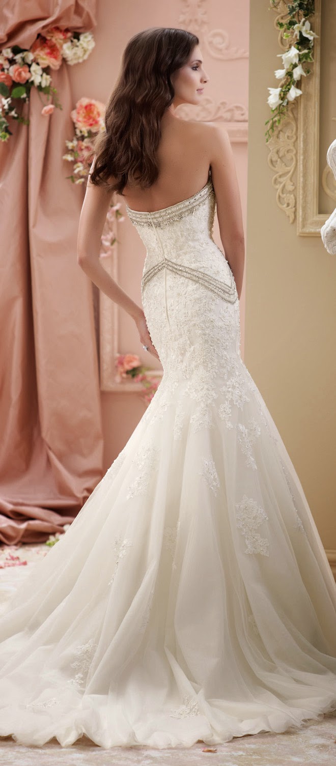 David Tutera for Mon Cheri Spring 2015 Bridal Collection | Fashion Shared