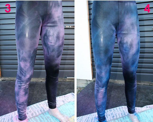 Galaxy Designer leggings tutorial | FASHION DIY | Now thats Peachy