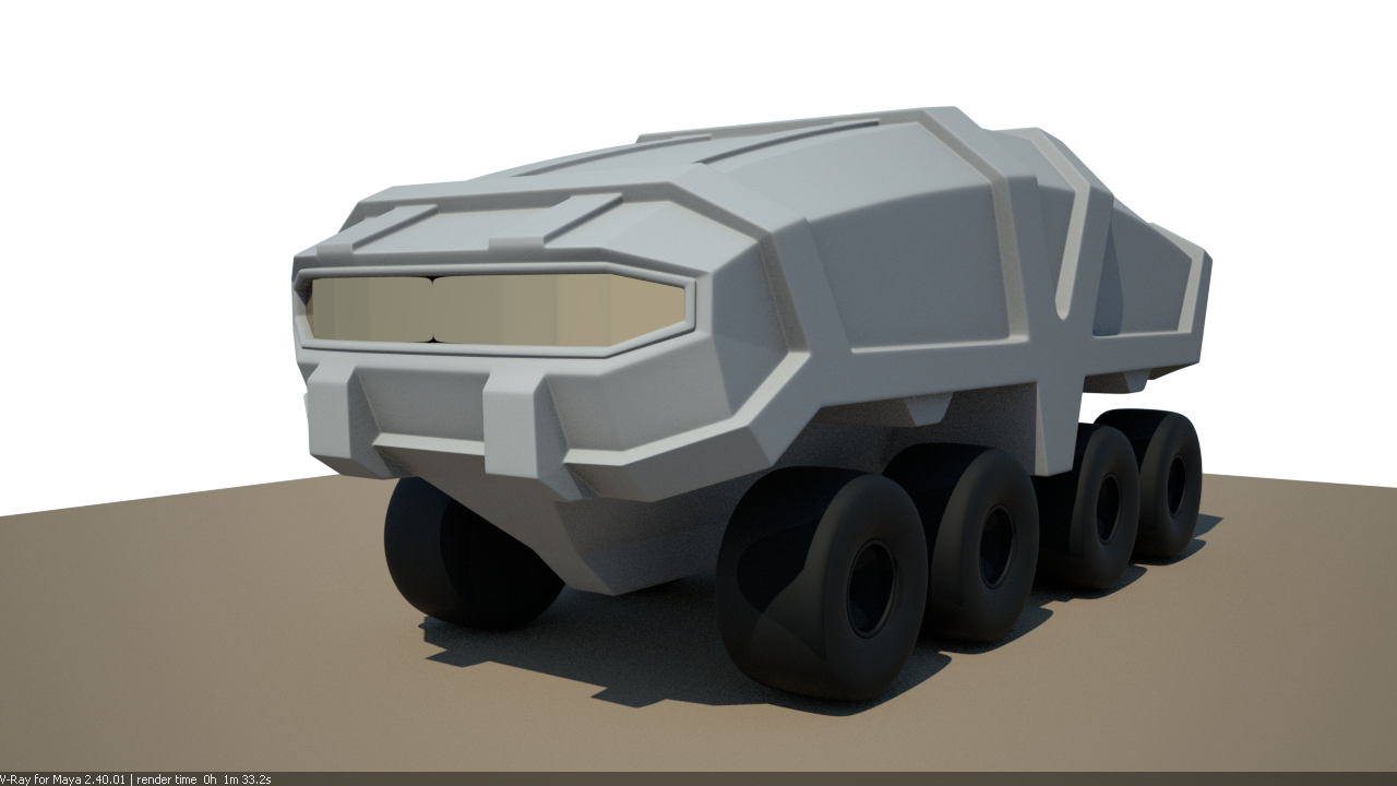 RC Sci Fi: Space Truck 8X8 part 1