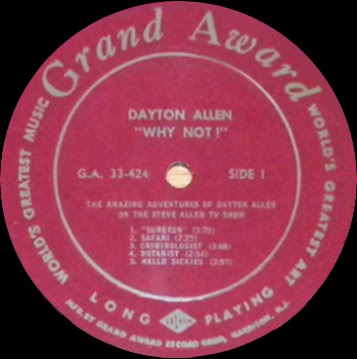 Vintage Stand-up Comedy: Dayton Allen - Why Not! 1960