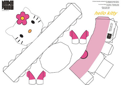 Hello Kitty Papercraft - PAPEROX FREE PAPERCRAFT