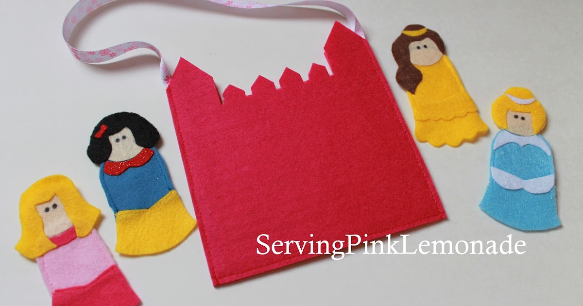 Serving Pink Lemonade: Princess Finger Puppets