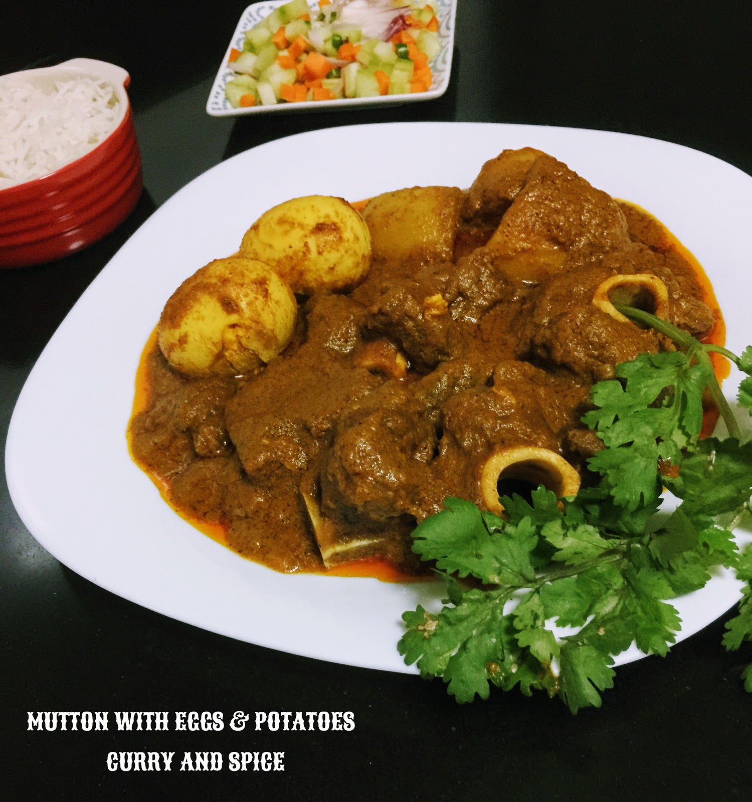 CURRY AND SPICE: MUTTON WITH EGGS & POTATOES
