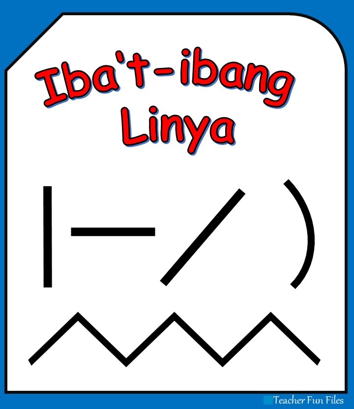 Teacher Fun Files: Iba't-ibang Linya Flashcards