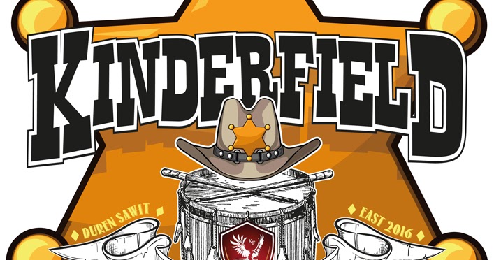 yopi bramiana: Kinderfield Drum Kids Logo and T Shirt Design