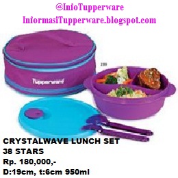 CRYSTALWAVE LUNCH SET - Tupperware