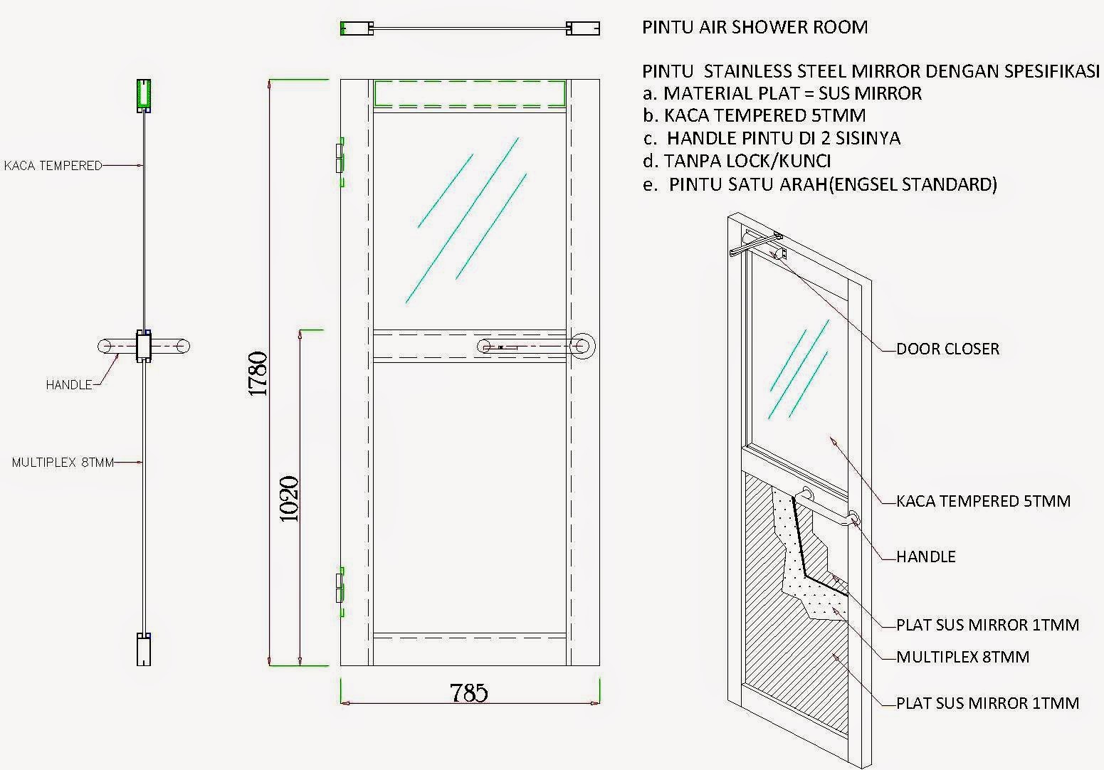 Pintu Air shower room | How to Make Air Shower Room
