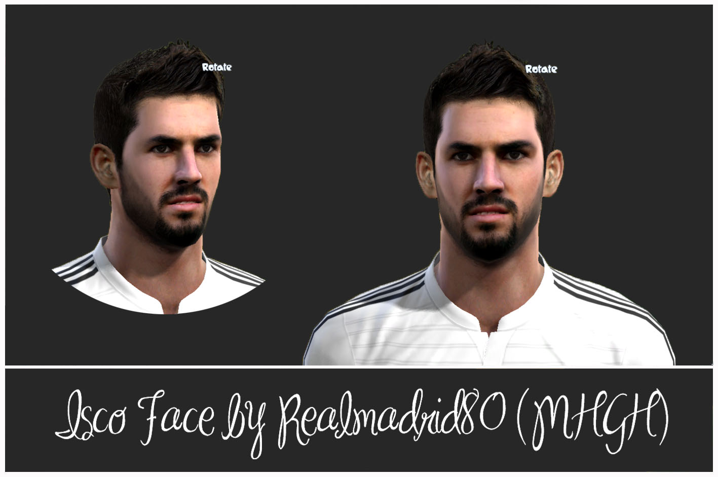 SANTARA PES: PES 2013 Isco Face by MHGH