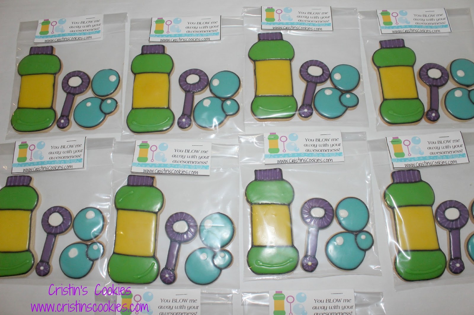 Cristin's Cookies: Bubbles for Summer Fun and 5,000 Fan GIVE-AWAY ...