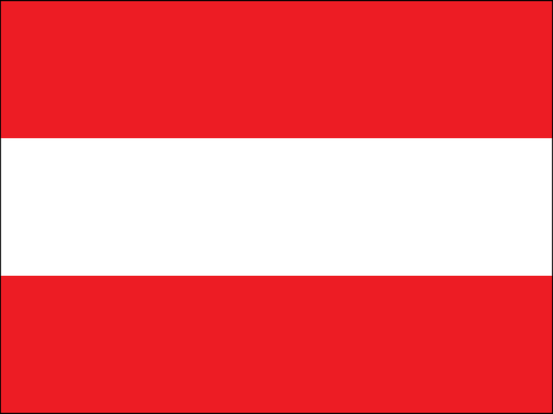 La bandera de Austria