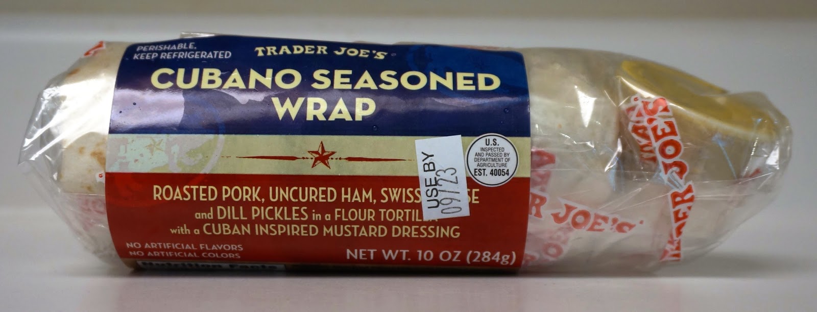 Exploring Trader Joe's: Trader Joe's Cubano Seasoned Wrap