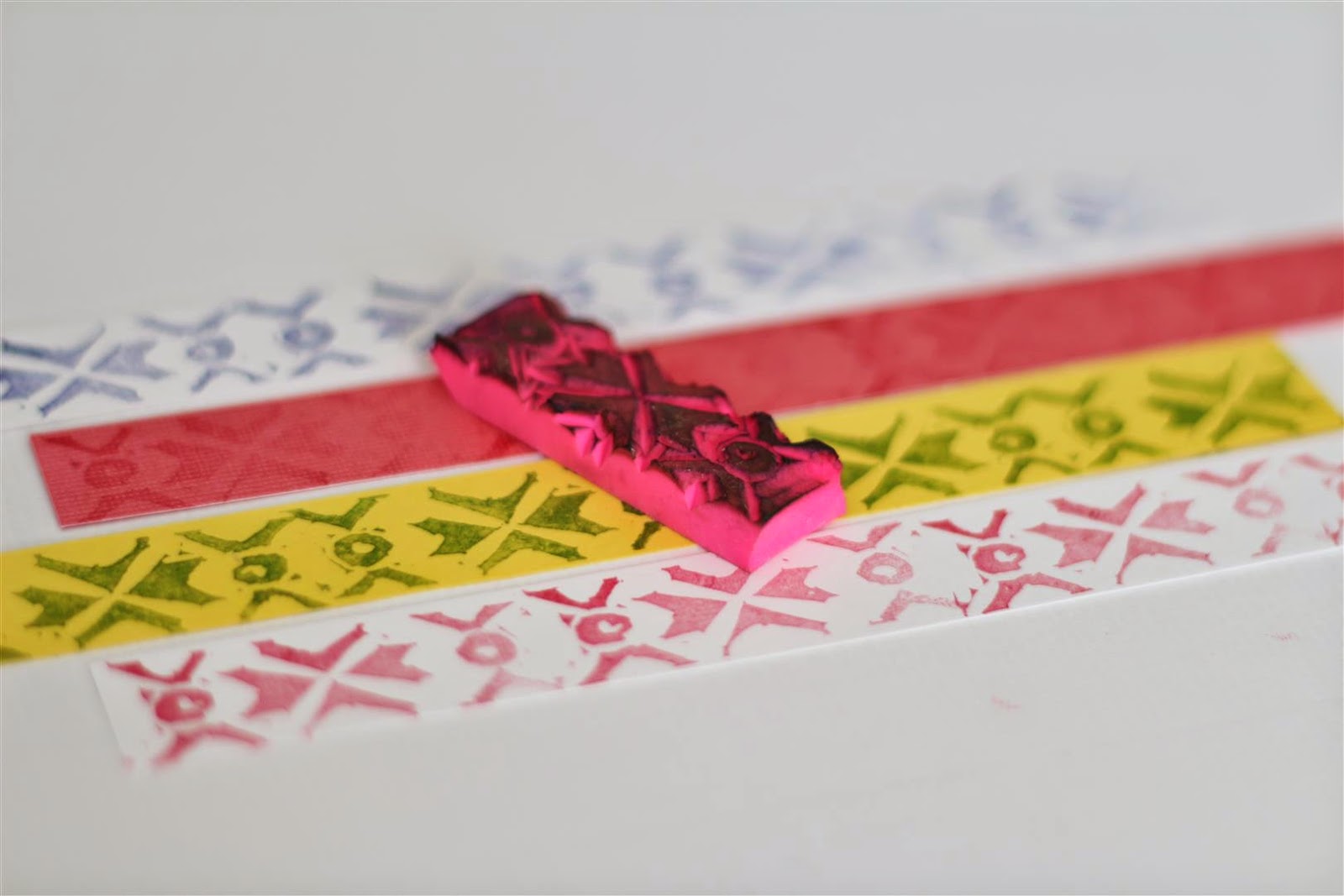 emuse: Stamped paper strips picture