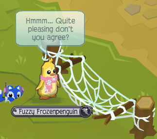 The Animal Jam Non Member: Spider web!